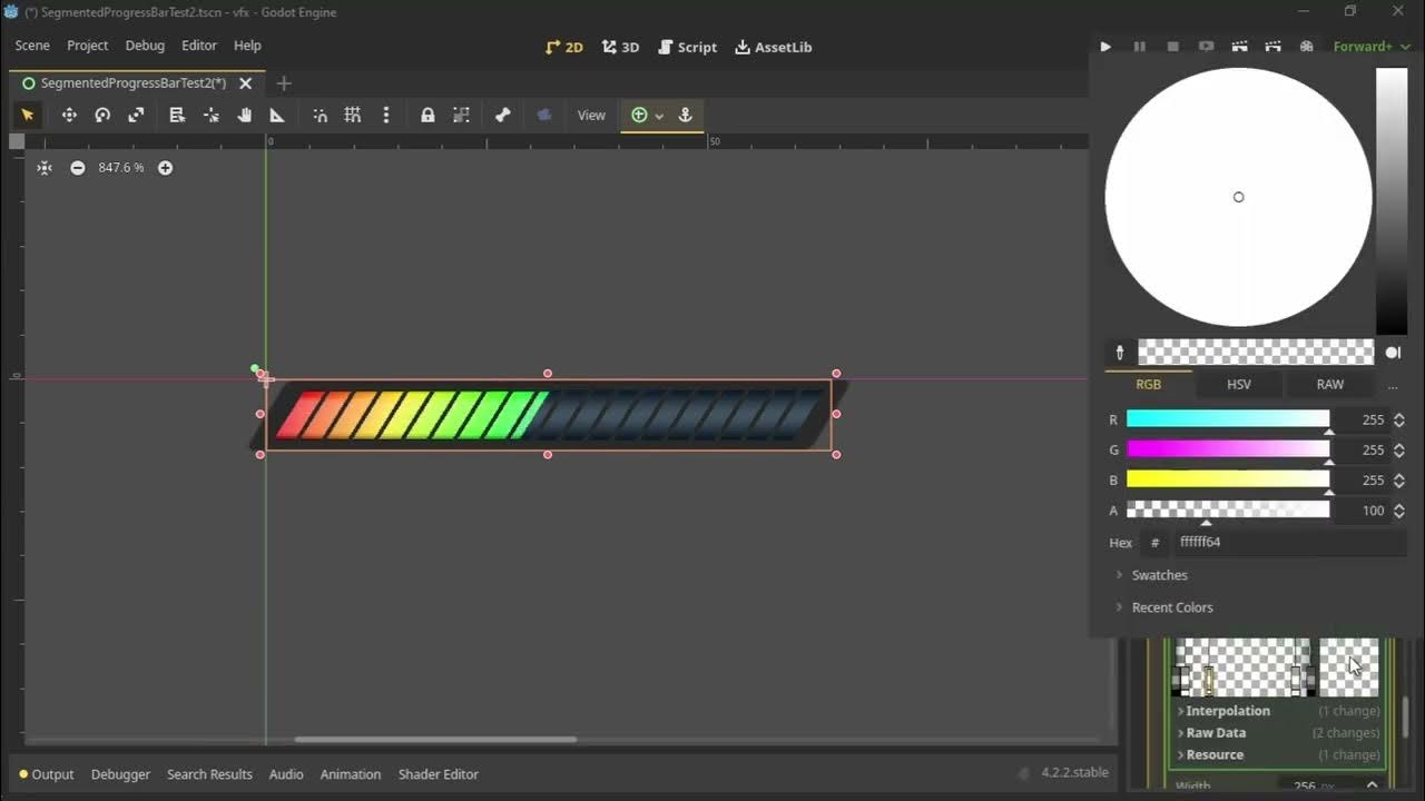 Procedural Segmented Progress Bar - Godot - YouTube