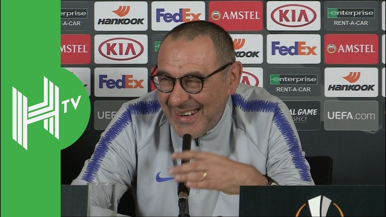 Maurizio Sarri: I love Chelsea and I love English football! - YouTube