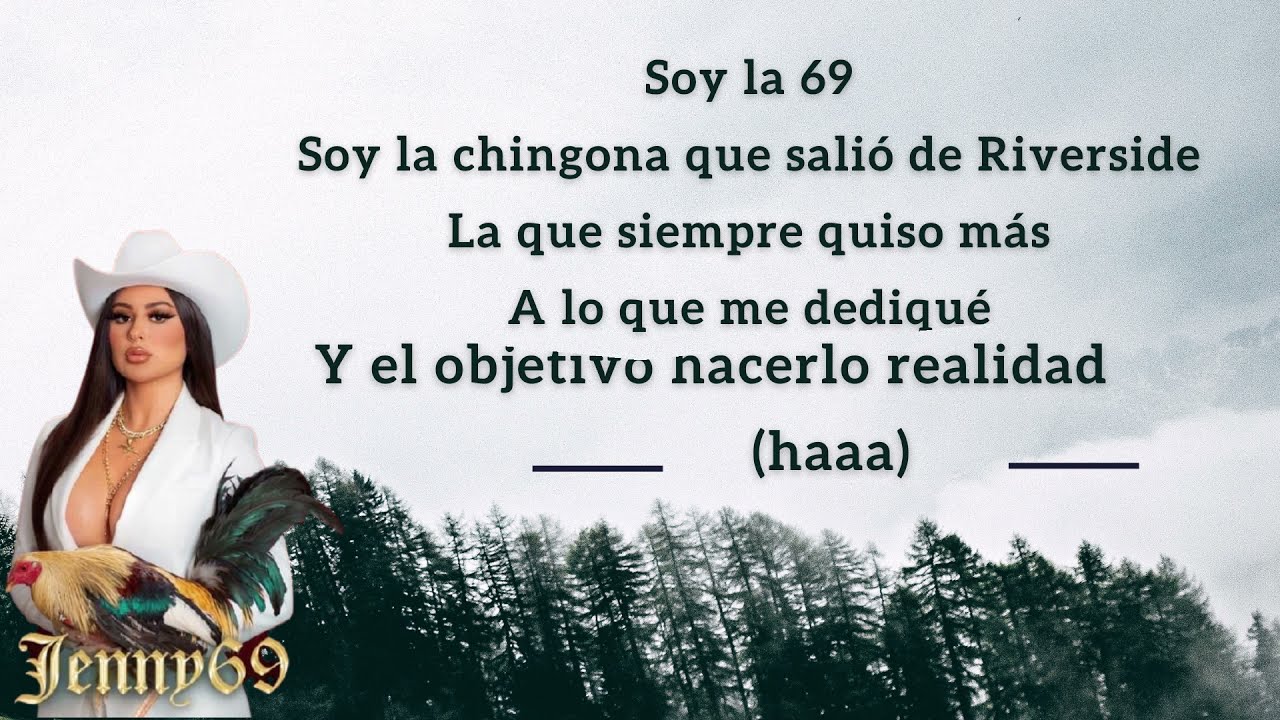 La 69 Jenny69 Lyrics Video - YouTube