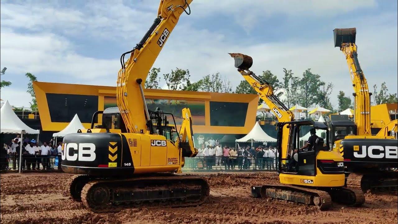 JCB dance Excon 2022 Bengaluru - YouTube