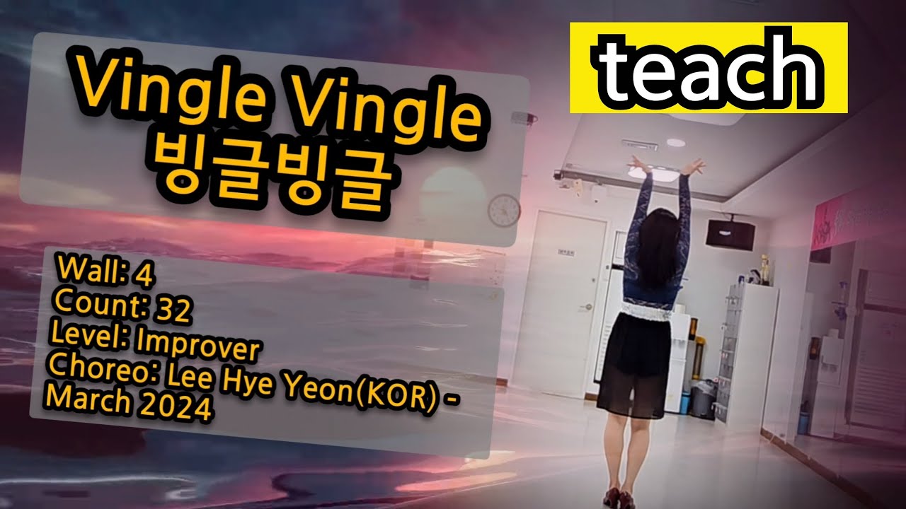 Vingle Vingle Linedance Teach - YouTube