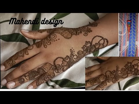 back hand mahendi design//dimple rajput - YouTube