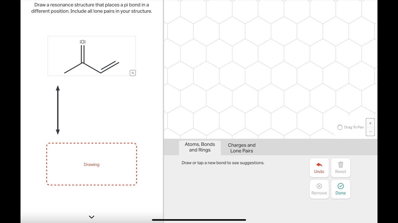 [Chemistry] Draw a resonance structure that places a pi bond in a ...