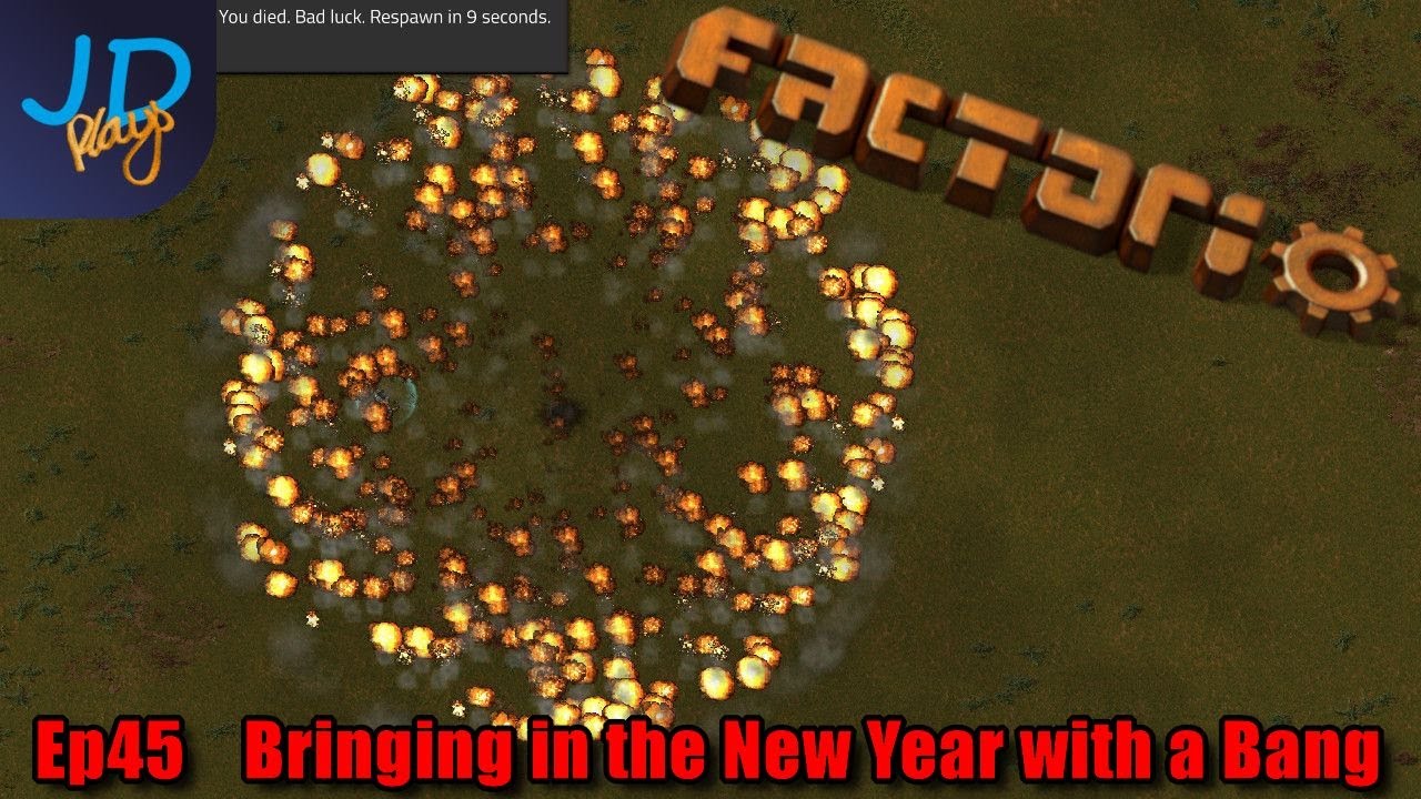 Bringing in the New Year with a Bang Ep45 | Factorio Biter Hell ...
