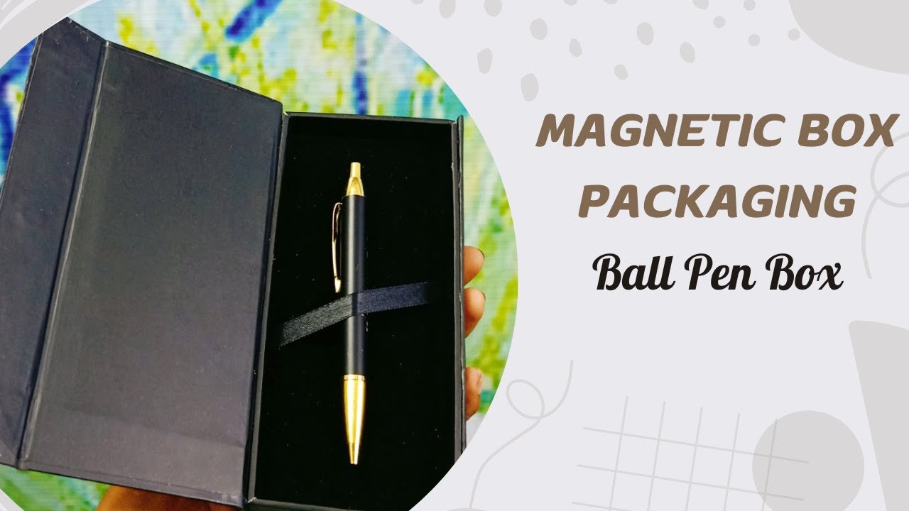 Ball Pen Magnetic Box / Premium Packaging / ဘောပင်ဘူး / သံလိုက်ဘူး ...