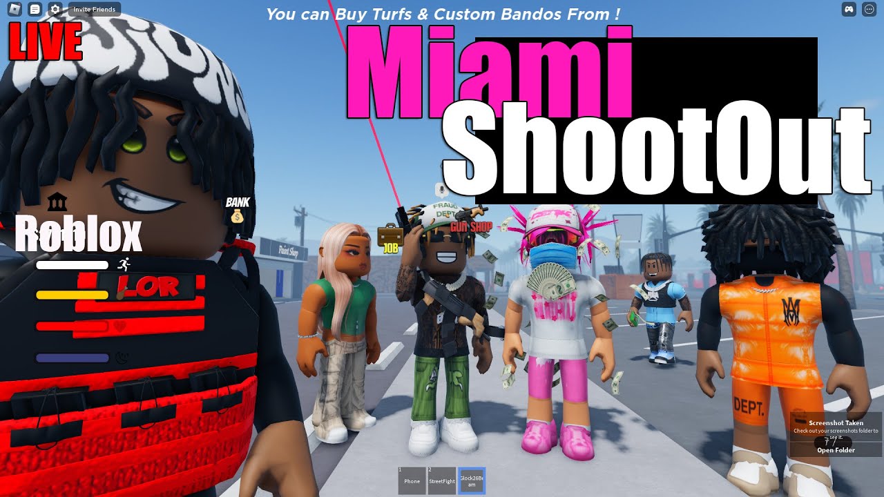 ZeeSixReemFRFR YT | Miami ShootOut Roblox | Day in the life | #Roblox # ...