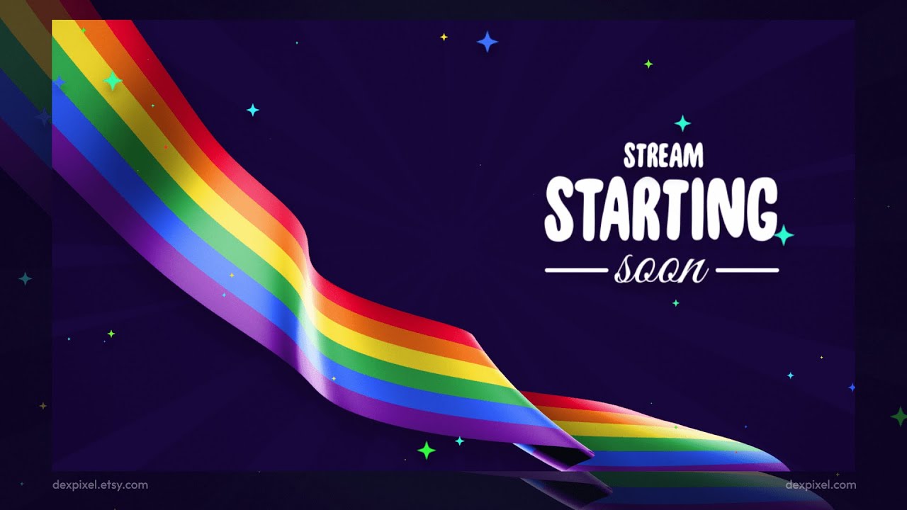 Pride Animated Stream Scenes Twitch LGBTQI Stream Pack - YouTube