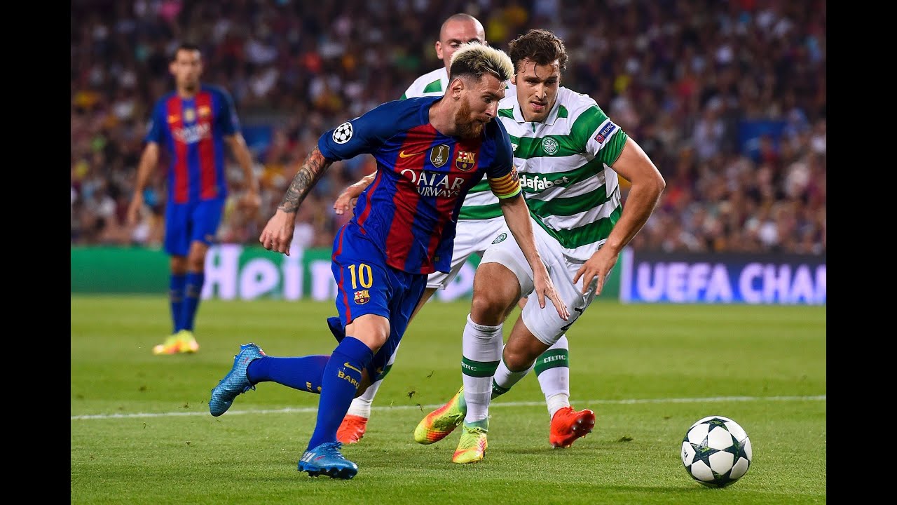 Lionel Messi vs Celtic Home 16 17 HD 720P - YouTube