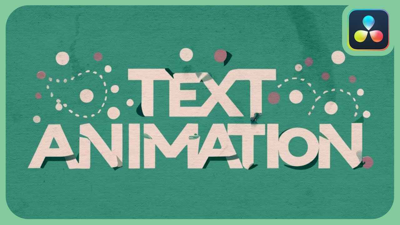 Text Animation Basics #2 | DaVinci Resolve | - YouTube