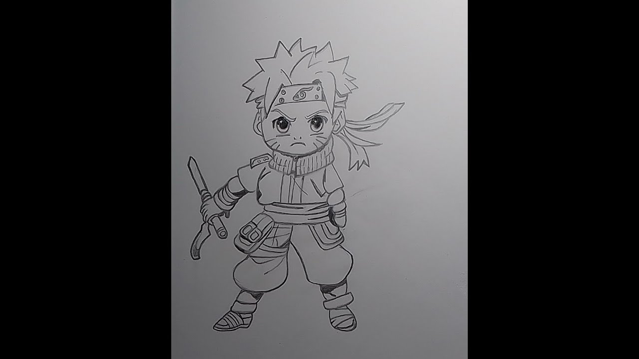 Easy Cute Naruto Drawing for Beginners | How to draw Cute Naruto - YouTube