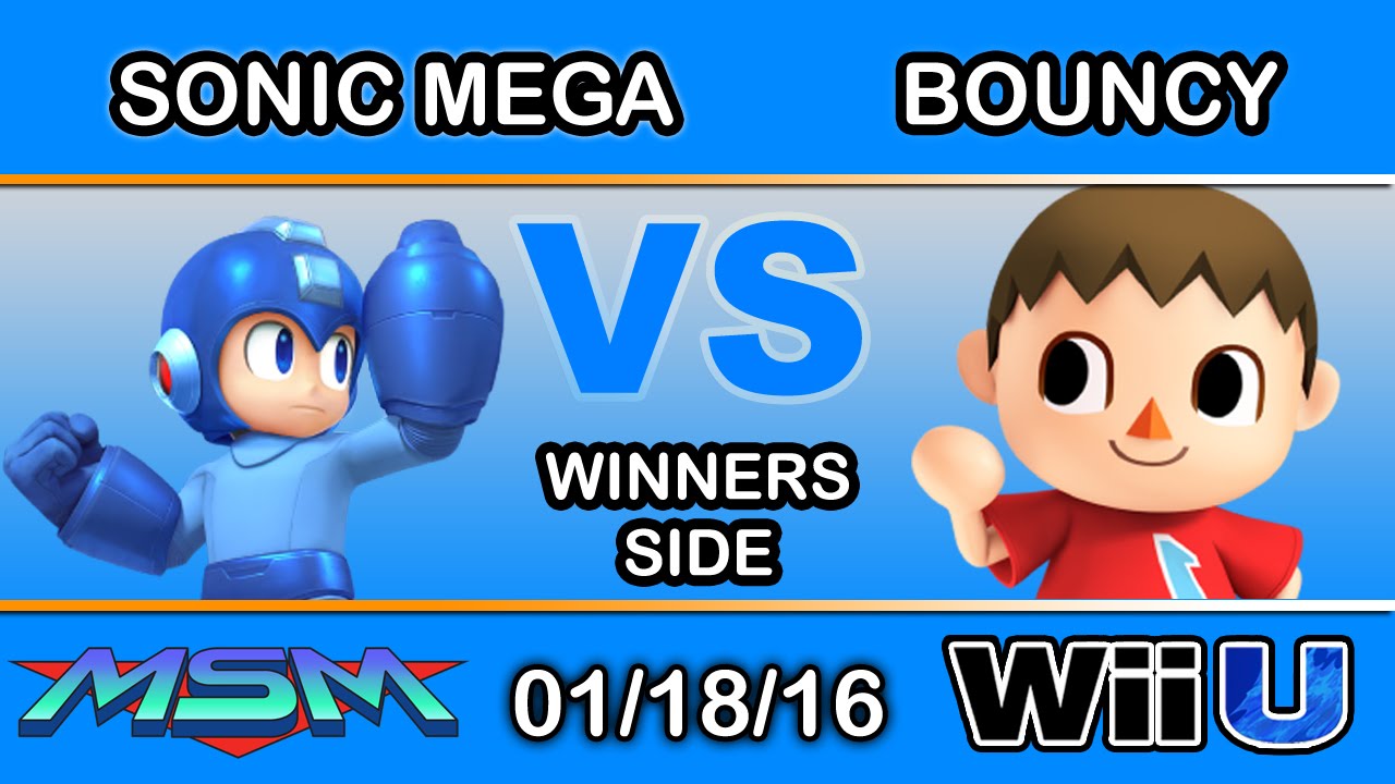 MSM 33 - Sonic Mega (Mega Man) Vs. Bouncy (Villager) Winners Side ...