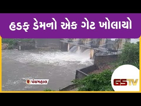 Panchmahal : Morva hadaf ના હડફ ડેમનો એક ગેટ ખોલાયો | Gstv Gujarati ...