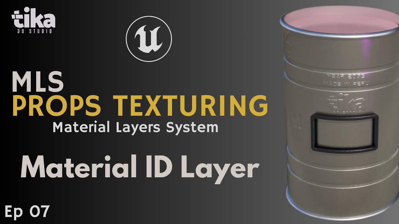 Ep07 - Material ID Layer - Curso de Texturizado en UE5+ - MLS Props ...