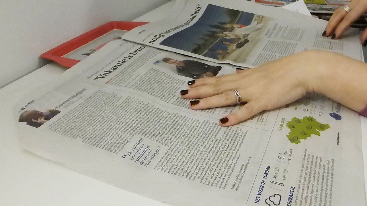 ASMR Newspapers Page Flipping | No Talking - YouTube