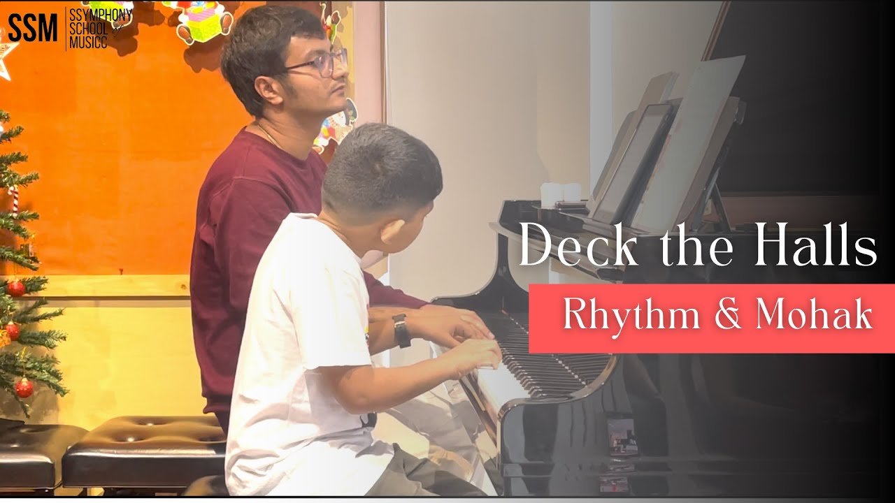 Deck the Halls - Rhythm & Mohak 🎄🎶 - YouTube