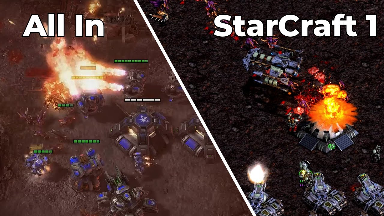 All-In In StarCraft 1 is INCREDIBLE! - YouTube