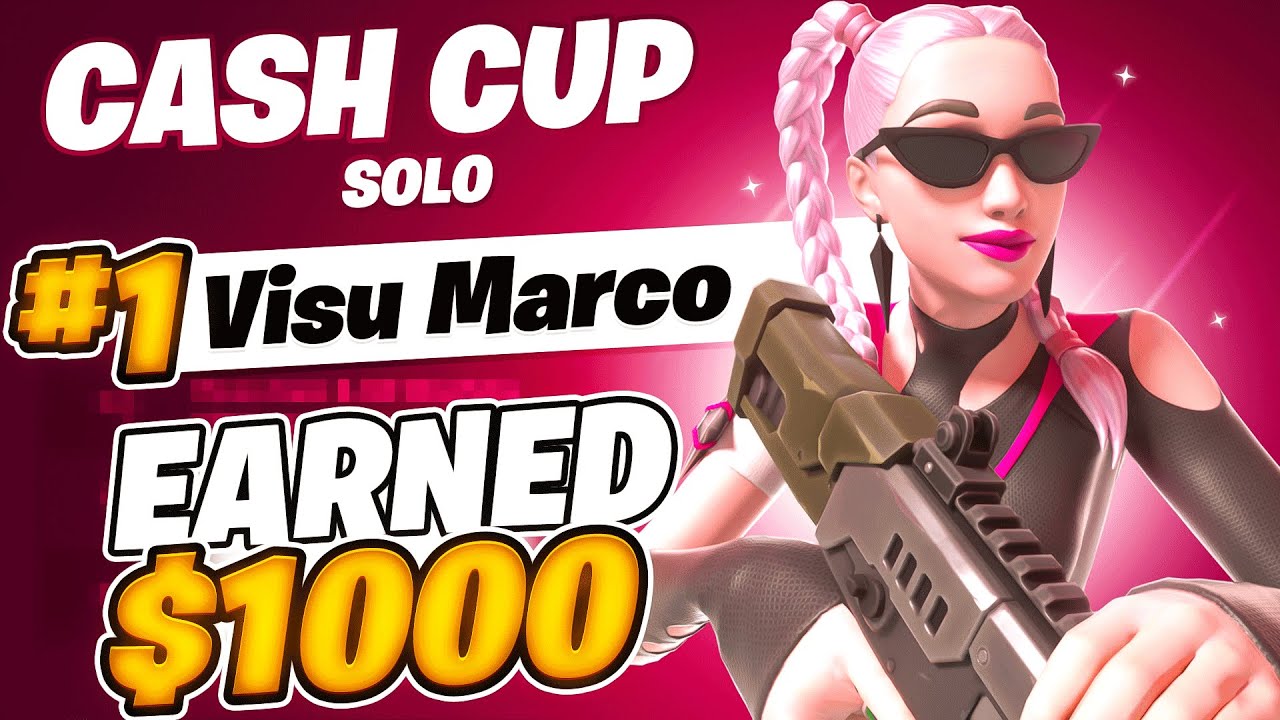 1ST PLACE SOLO CASH CUP FINALS ($1000) 🏆 | Marco - YouTube
