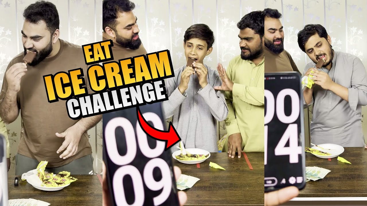 Ice Cream Eating Challenge – Win Rs.10,000! 🍦💸 | Who Finishes First ...