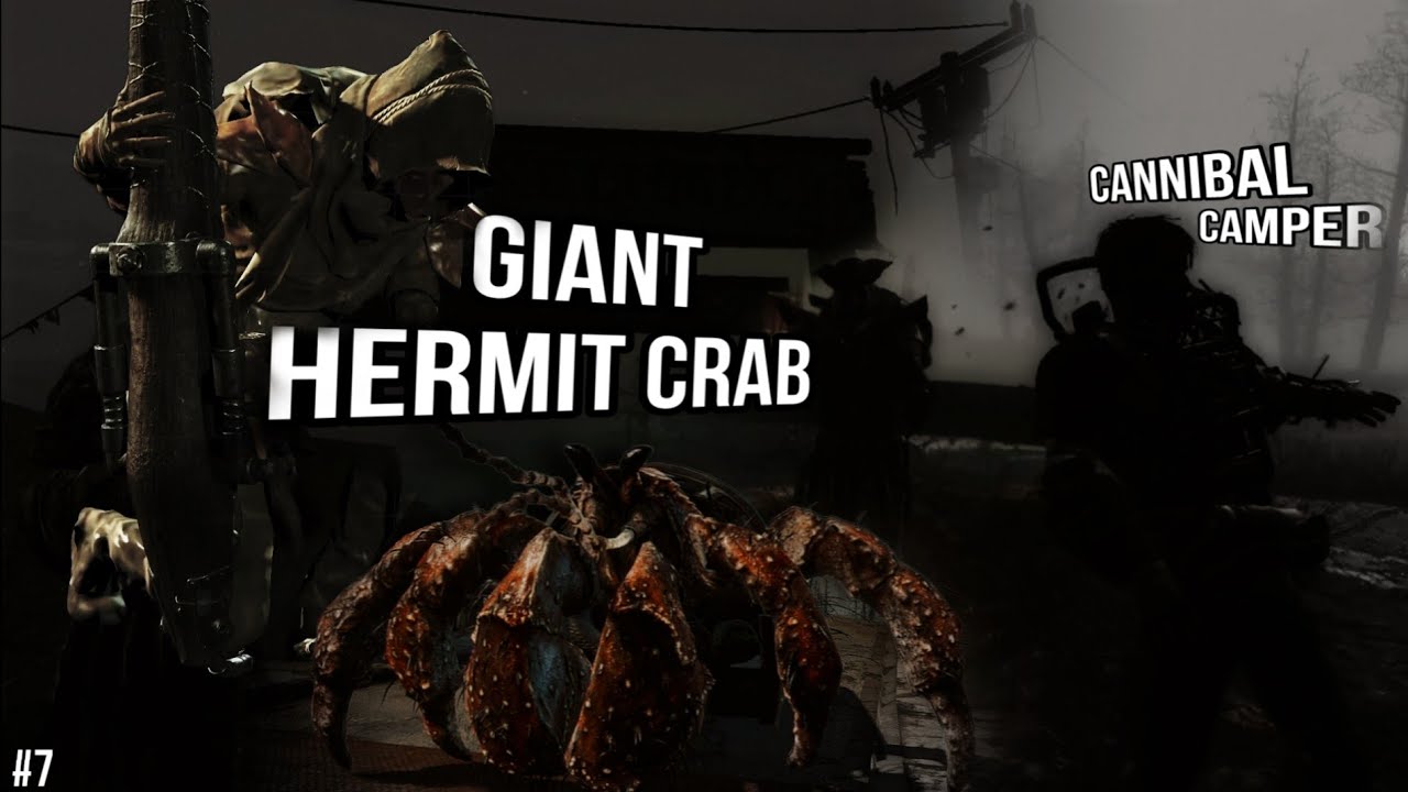FALLOUT 4 // CANNIBALS & GIANT HERMIT CRAB (Far-Harbor DLC) #107 - YouTube