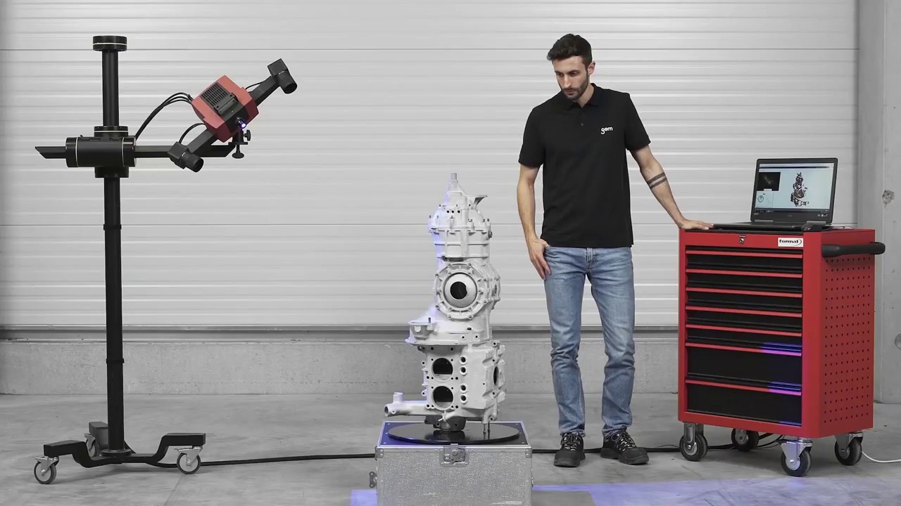 ATOS Compact Scan - Blue Light 3D Scanner - YouTube