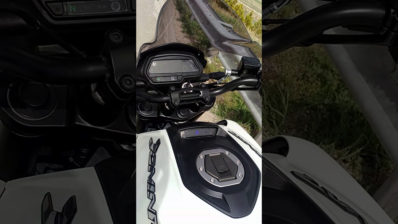 Dominar 400 top speed 194 kmh (stock ECU stock motorcyicle world record ...