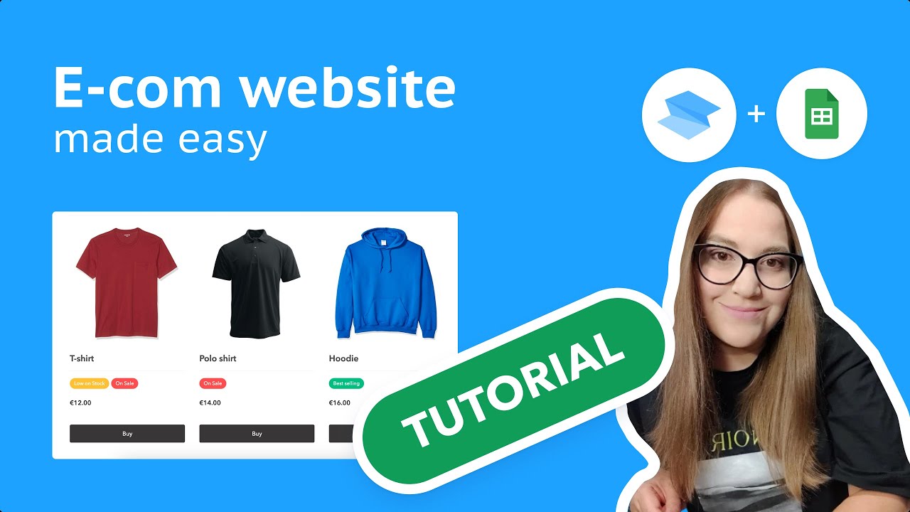 How to Create a Simple E-Commerce Website - YouTube