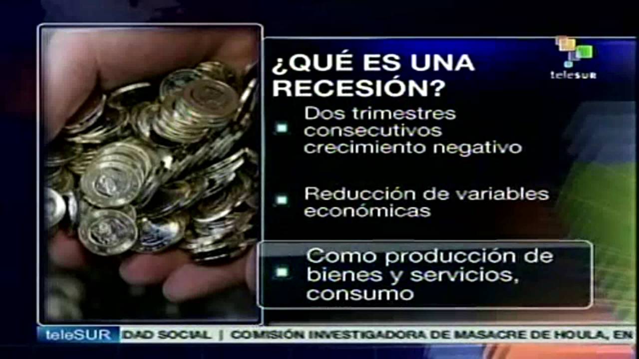 Infografía ¿qué Es Una Recesión Económica Y Cómo Nos Afecta Dinero