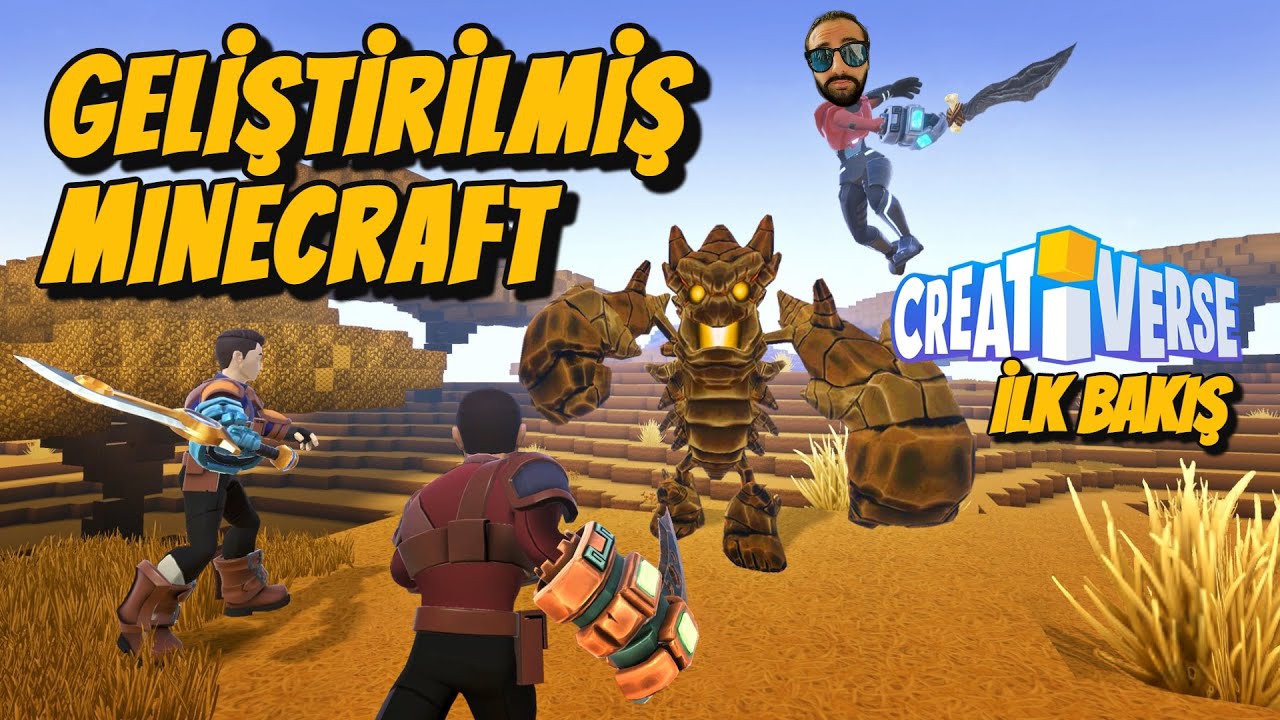 ÜCRETSİZ MINECRAFT BENZERİ OYUN | Creativerse - YouTube