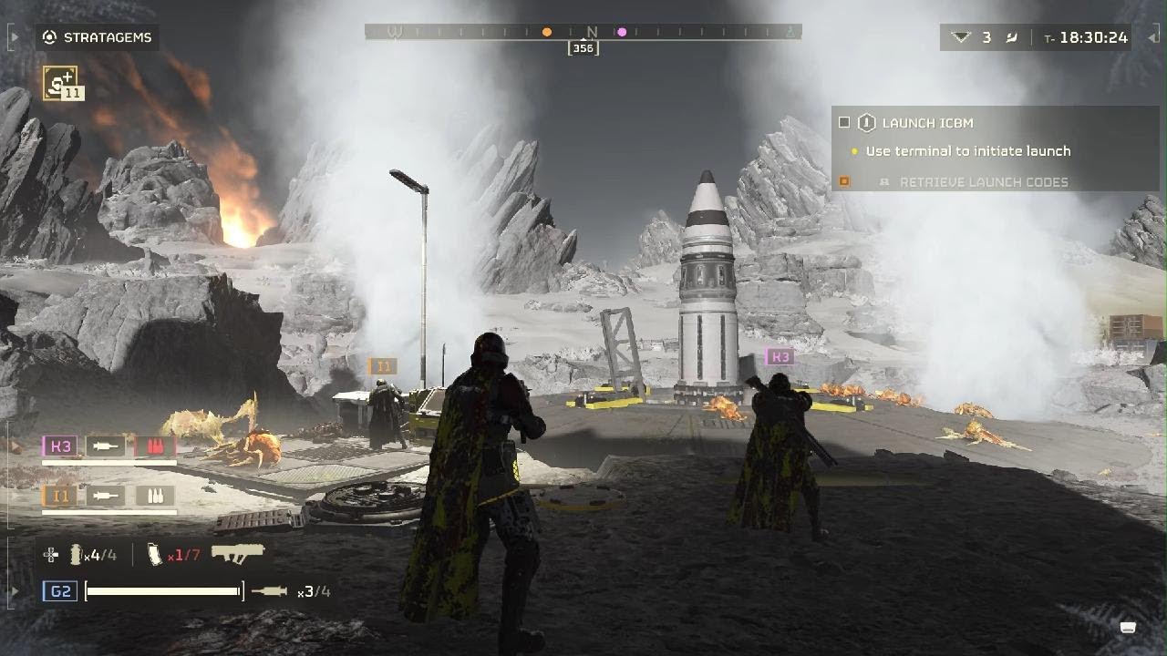 first time launcing an ICBM in Helldivers 2 - YouTube