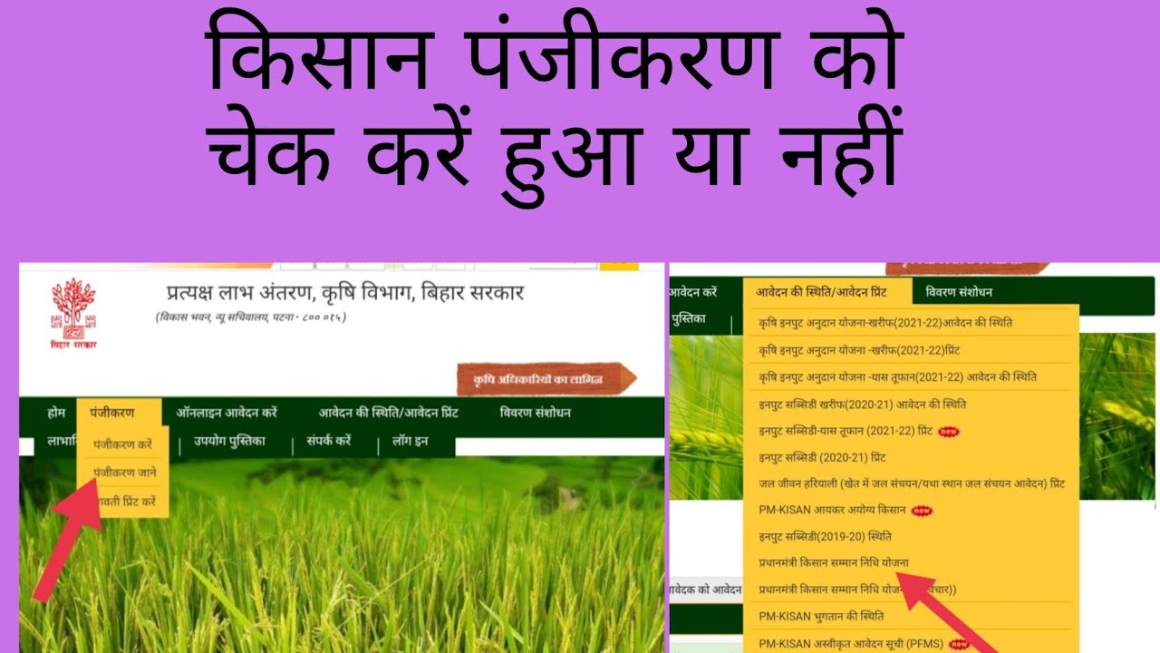 PM Kisan Panjikaran Status Kaise Check Kare 2022 / How To Check Kisan ...