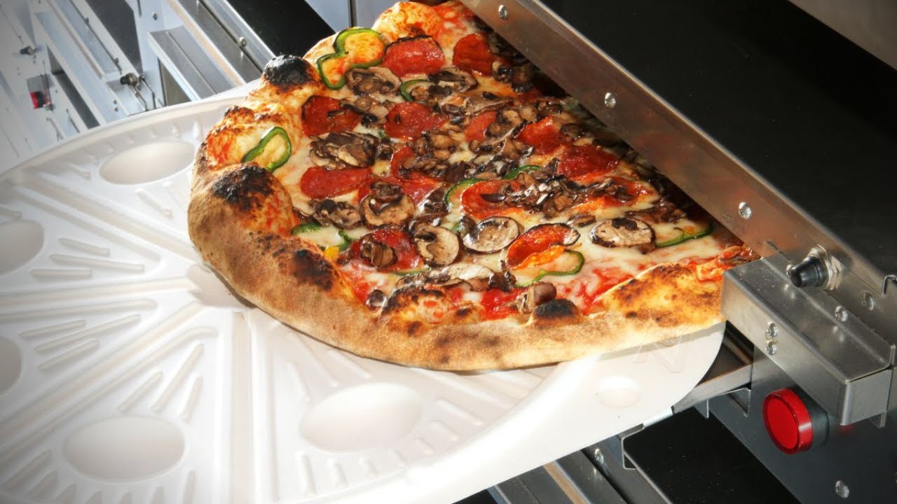 Automated Pizza Production Line | pizza production process - YouTube