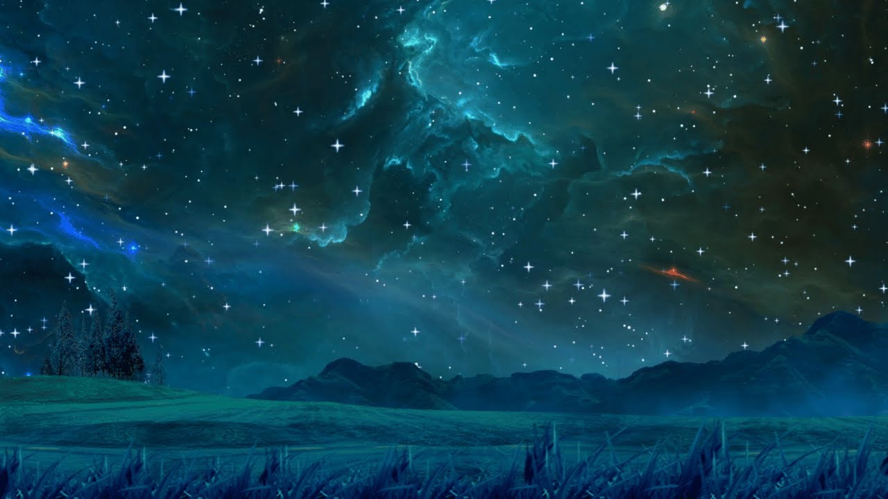 Night Ambience - Space Music for Sleep, Study, Meditation - 3 Hours ...