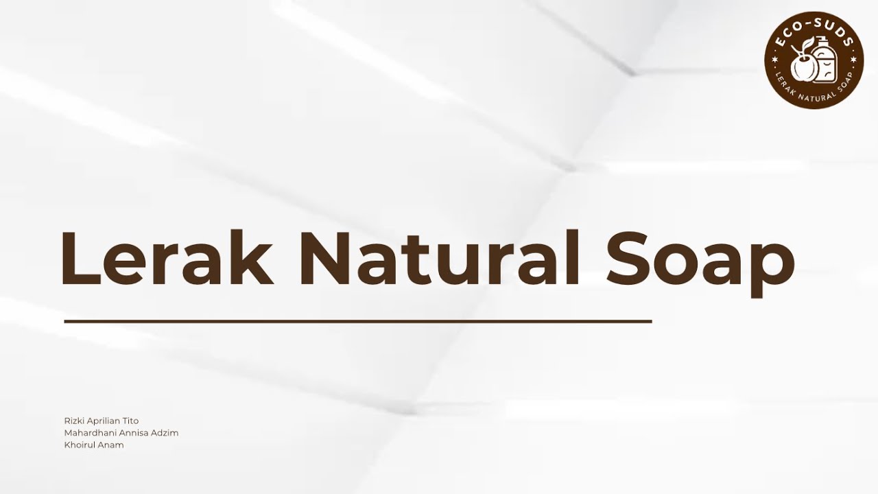 Business Presentation from Eco-Suds Lerak Natural Soap - YouTube