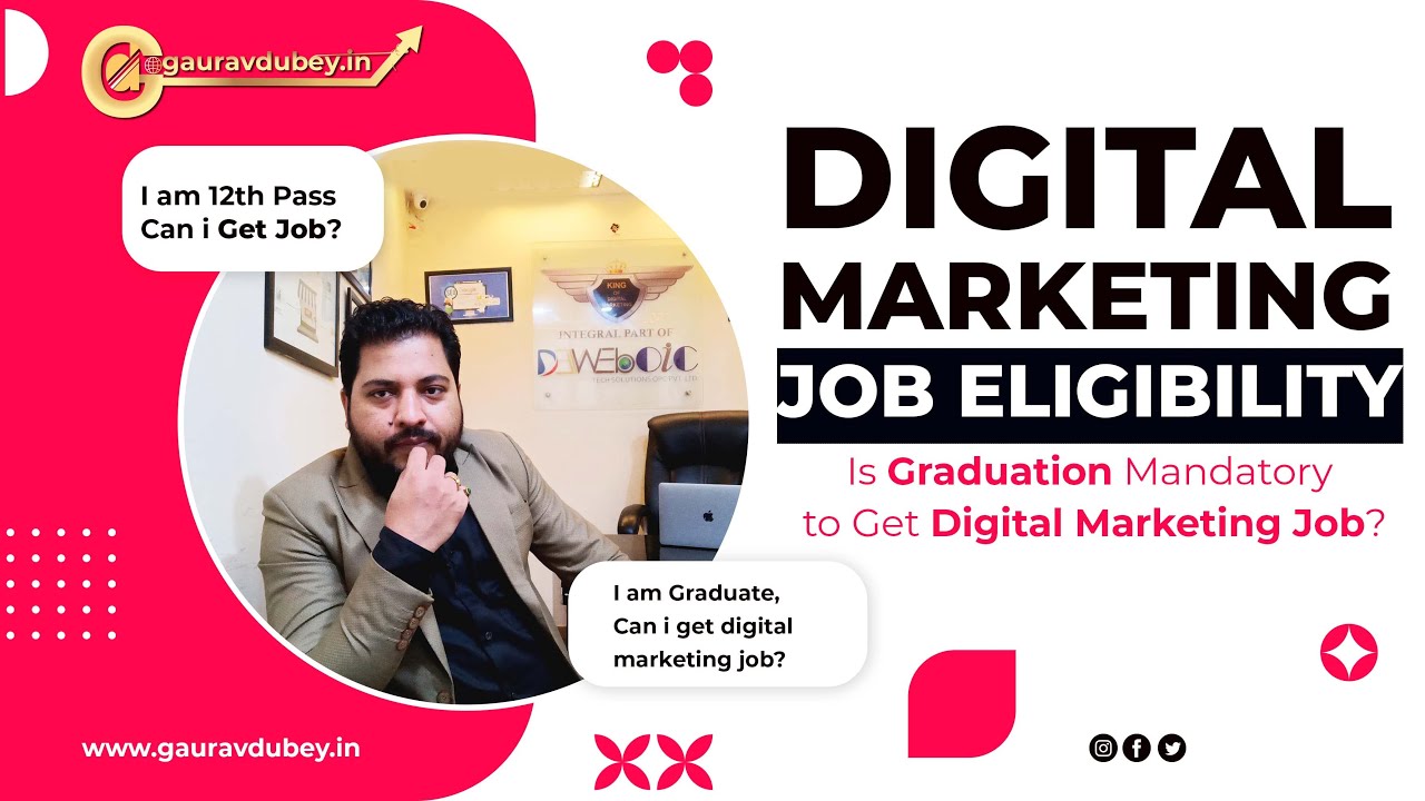 Eligibility For Digital Marketing Job [2023], Qualification, Degree ...