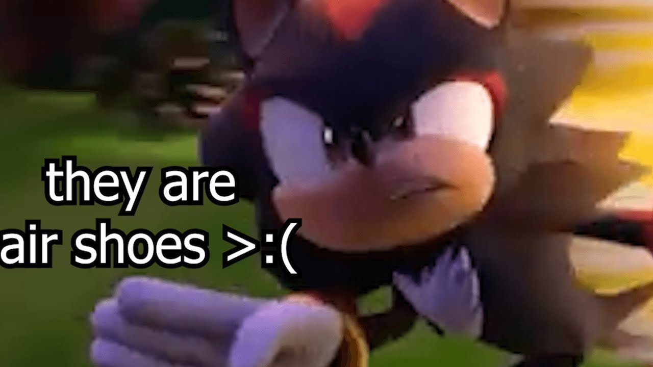 There Air Shoes 😂🤣🤣 Shadow The Hedgehog Funny Momment - YouTube