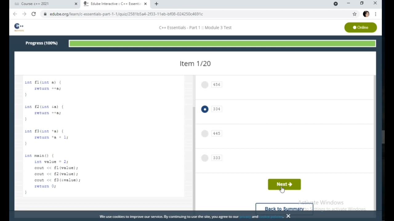 #cisco CPA|c++ essential-part 1:: modules 3 test answer - YouTube