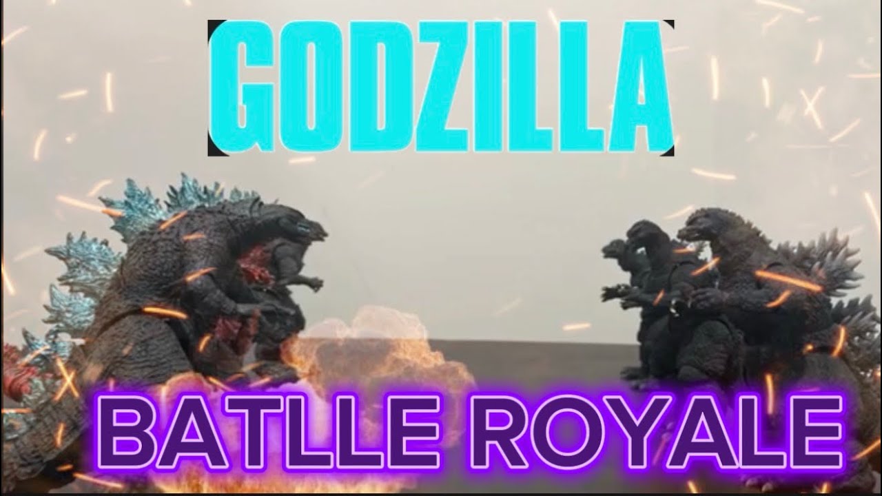 Godzilla Battle Royale | Stop Motion - YouTube