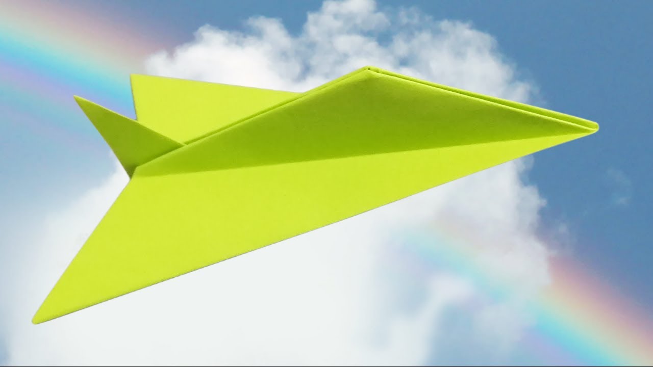 origami airplane | paper jet | easy origami step by step - YouTube