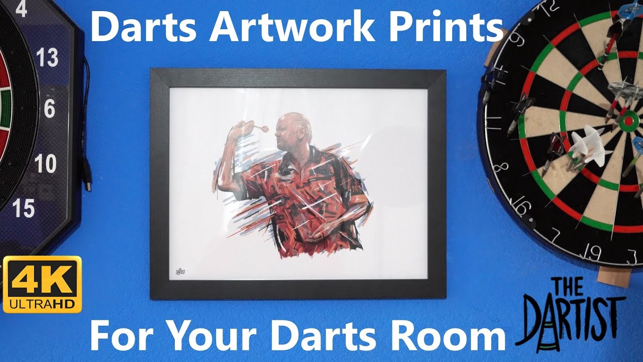 TheDartist.co.uk Darts Players Artwork Prints For Your Man cave or ...