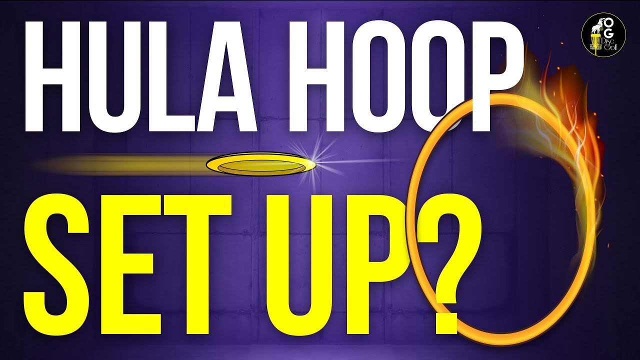 Hula Hoop set-up for Disc Golf Awesomeness! - YouTube