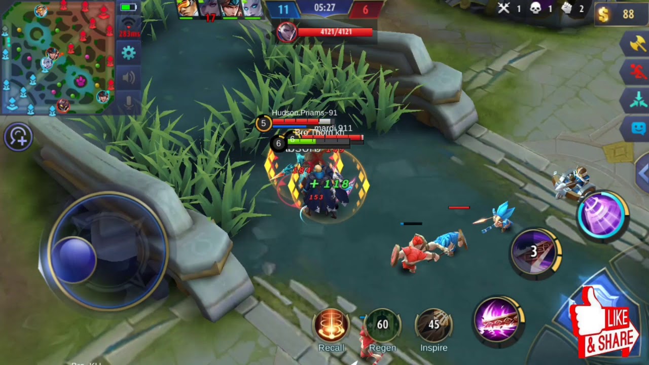 Kh 🇰🇭VS kh 🇰🇭 | Mobile Legends 2019 Gam | PRO GAMER KH - YouTube