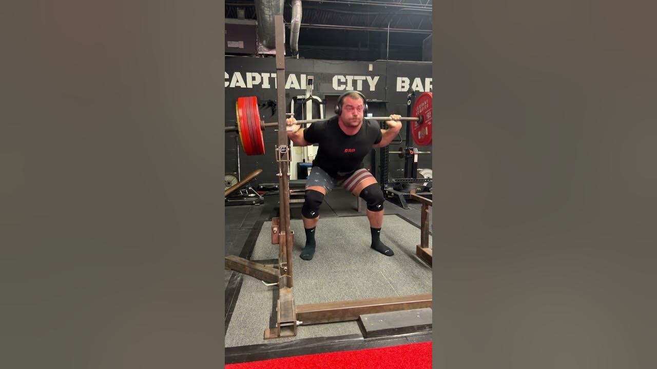 300kg/662lb x 6 Squat - YouTube