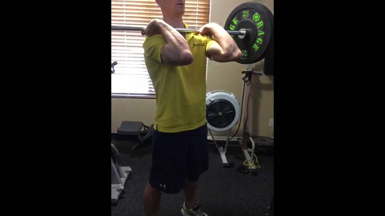 Barbell Front Squat Pulse - YouTube