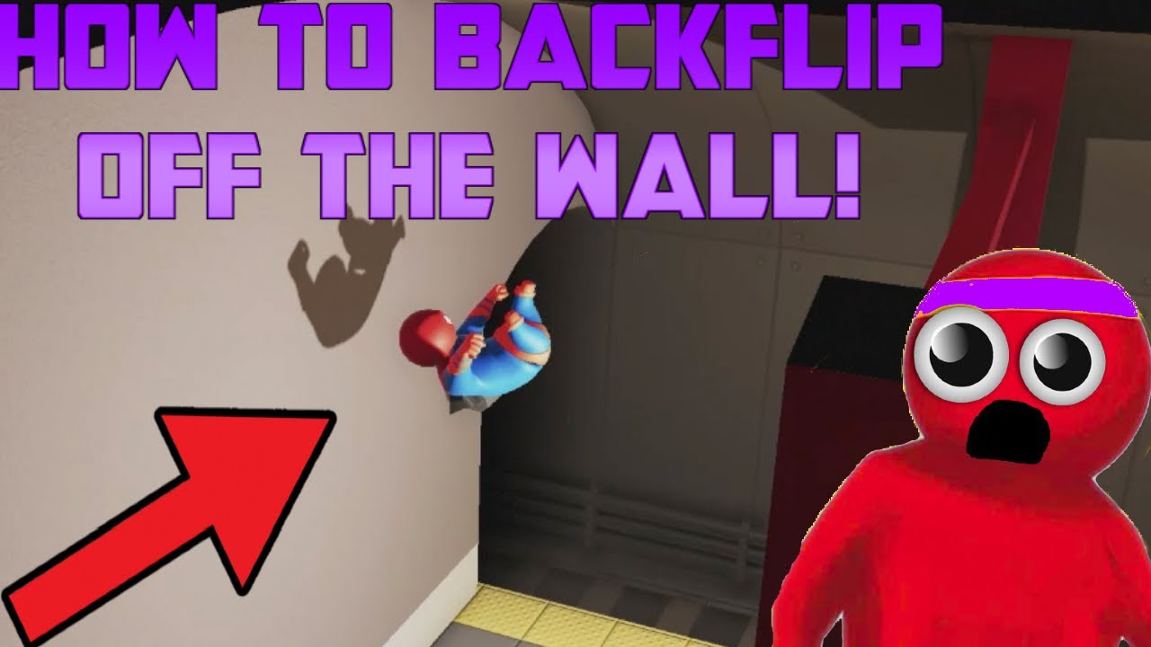 How to backflip OFF The Wall! (Hardest move in Gang Beasts) - YouTube