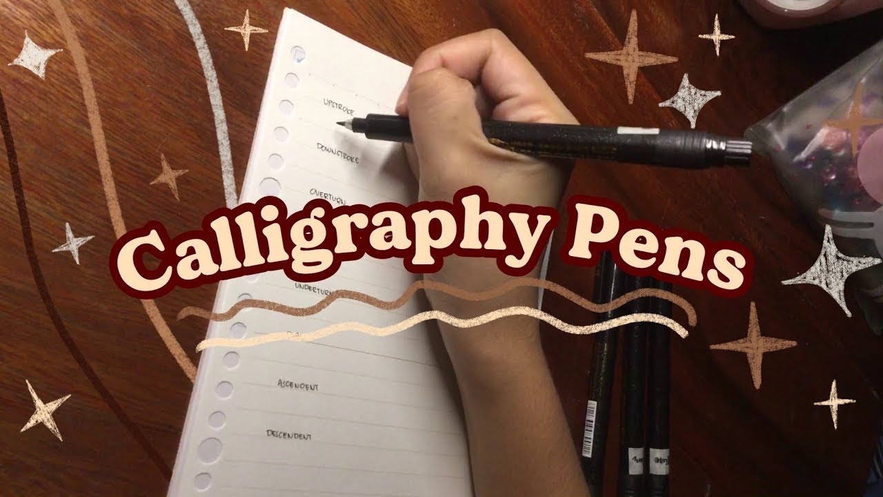 affordable calligraphy pens from SHOPEE - YouTube