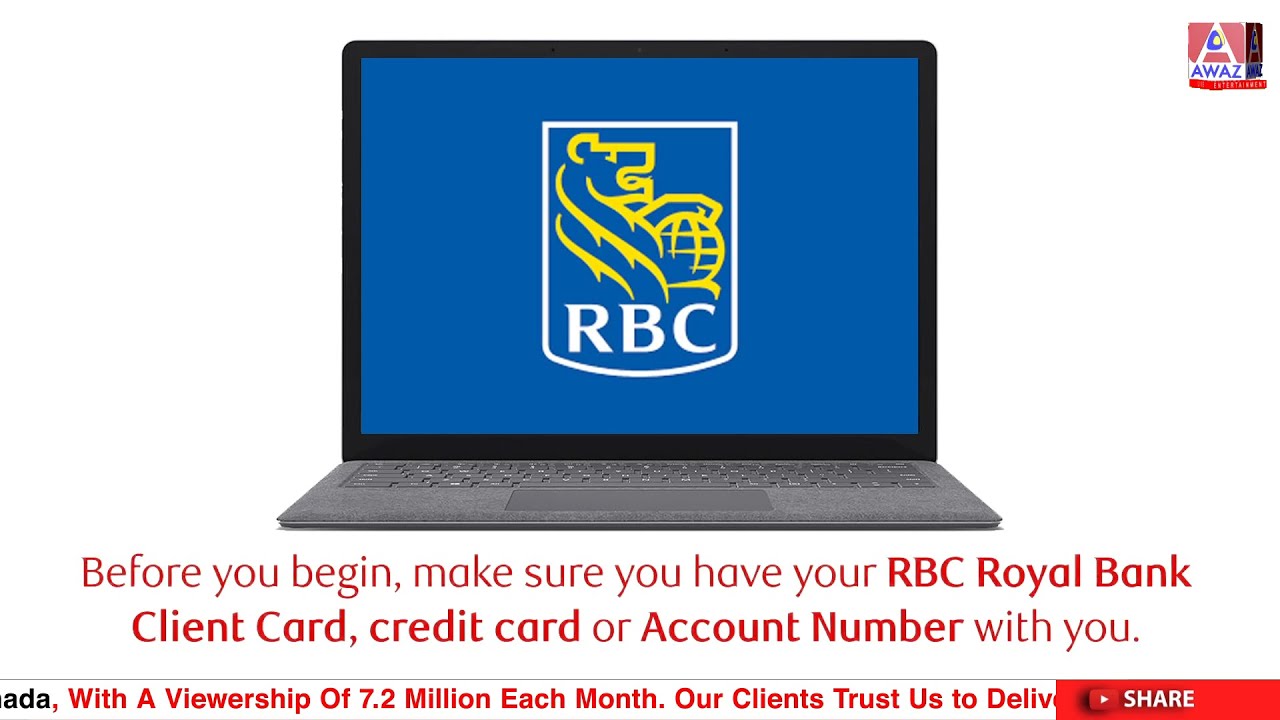 Setup RBC Online - Step by Step Guide in English - YouTube