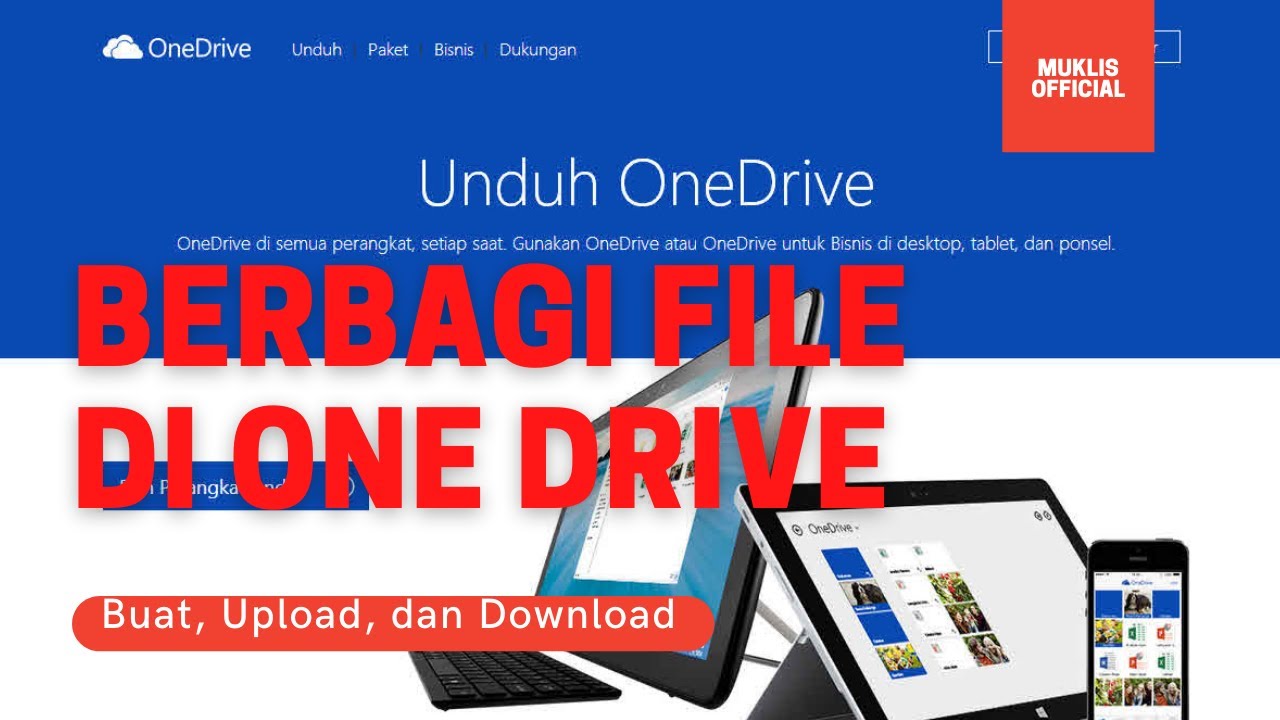 Cara Berbagi File Dengan One Drive - YouTube