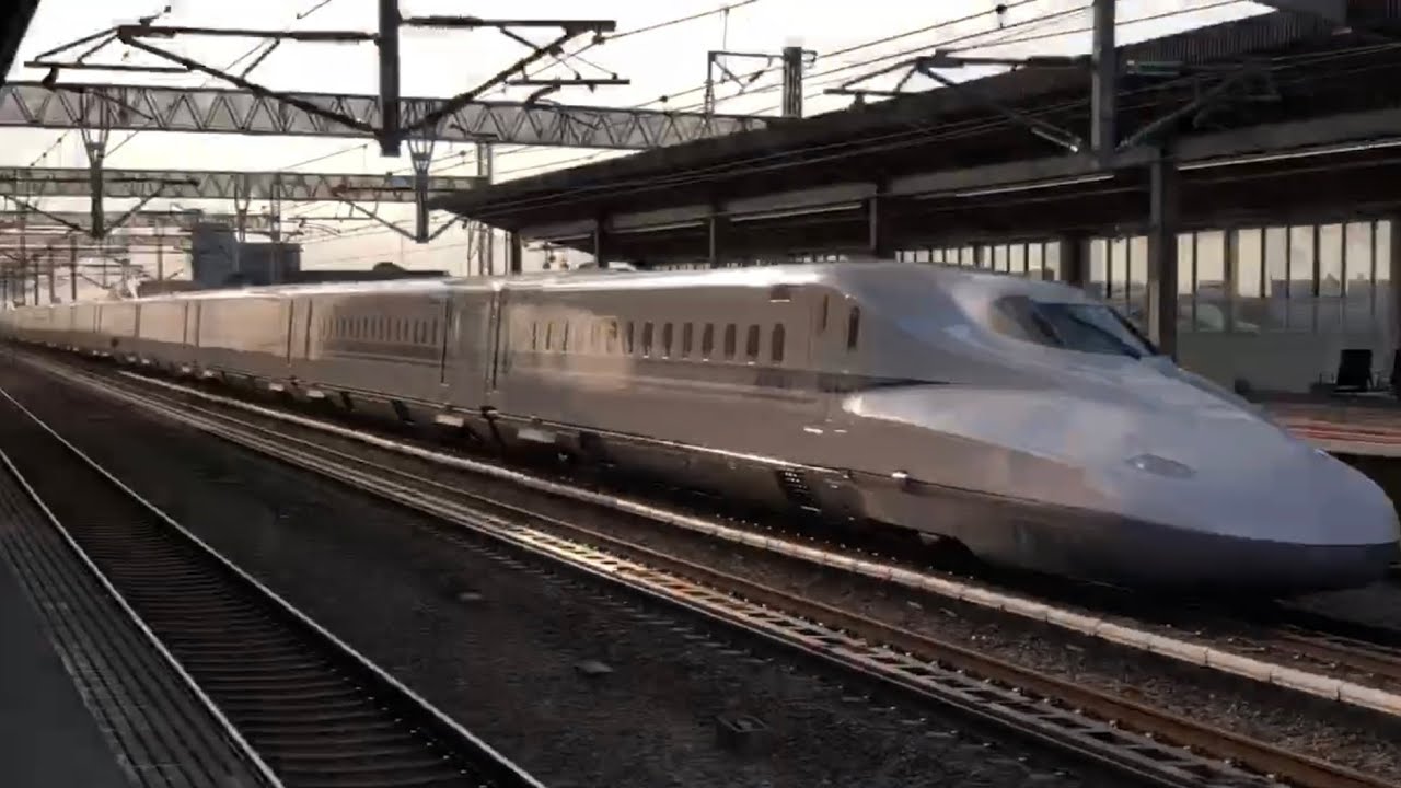 山陽新幹線N700ラージAのぞみ - YouTube