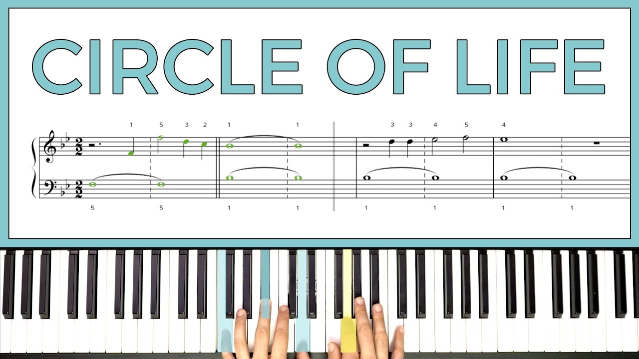 How to play 'Circle of Life' by Elton John on the piano -- Playground ...