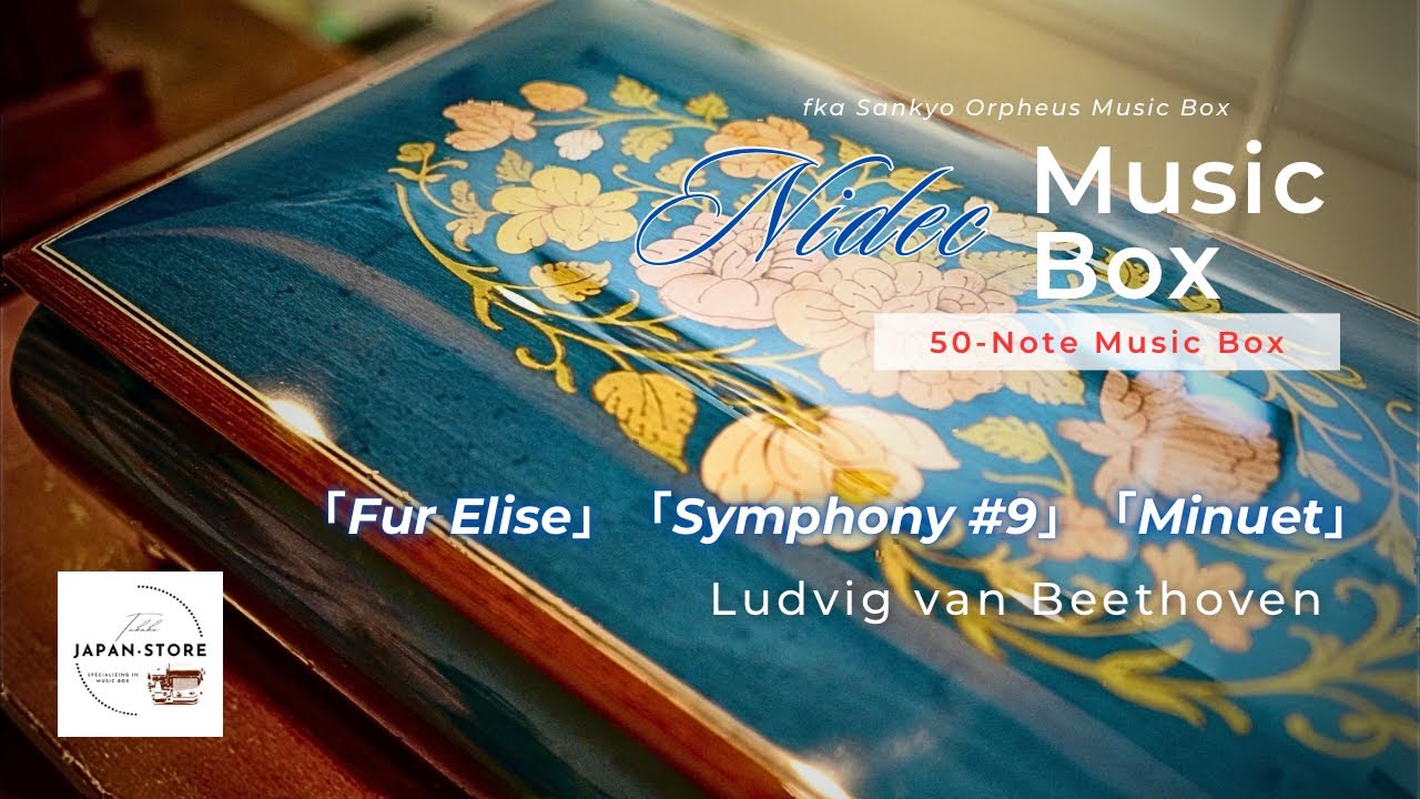 【Nidec 50-note】Beethoven Favorites “Fur Elise" "Symphony no.9" "Minuet ...